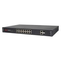China 20 Port Gigabit PoE Switch Unmanaged IEEE802.3af IEEE802.3at Support For IP Camera for sale