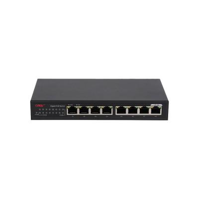 China 8 Port Gigabit Unmanaged Poe Switch 16Gbps Switching Capacity Network Solution for sale