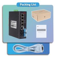 China 6 Port Gigabit Industrial PoE Switch With Bypass Function L2+ Network Management for sale