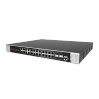 China 28 Port Gigabit Managed Industrial PoE Switch Desktop Install Wide Temperature Design for sale