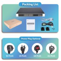 China 20 Port Layer 2+ Gigabit Industrial PoE Switch For Long Distance Communication for sale