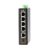 China Unmanaged 6 Port Gigabit PoE Switch Vibration Resistant For Industrial Automation for sale