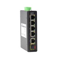 China Unmanaged 6 Port Gigabit PoE Switch Vibration Resistant For Industrial Automation for sale