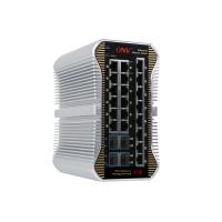 China 24-port 10G Uplink Managed Industrial PoE Switch with IEEE802.3af/at PoE Standard for sale