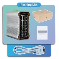 China 24-port 10G Uplink Managed Industrial PoE Switch with IEEE802.3af/at PoE Standard for sale