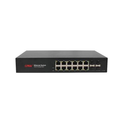China 16 Port 10G Uplink Managed Ethernet Switch With L3 Network Management for sale