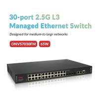 China 30 Port 2.5G L3 Managed Ethernet Switch For High Density Networking for sale