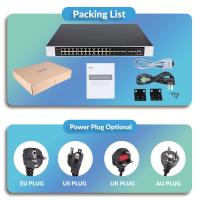 China 36-port 10G Uplink Managed Industrial PoE Switch with IEEE802.3af/at Standard for sale