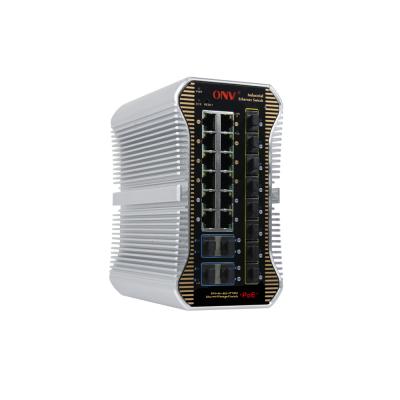 China L2+ 24 Port 10G Uplink Managed Industrial PoE Switch With 30W PoE Power for sale