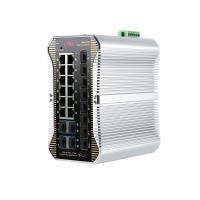 China L2+ 24 Port 10G Uplink Managed Industrial PoE Switch With 30W PoE Power for sale