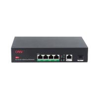 China Plug And Play 6 Port PoE Switch With 30W PoE+ Power And Gigabit Uplink for sale