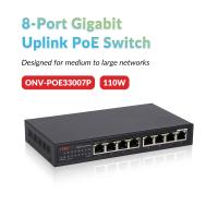 China 8 Port Gigabit Unmanaged Poe Switch 16Gbps Switching Capacity Network Solution for sale