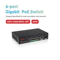 China Unmanaged 6 Port Gigabit PoE Switch Fanless Operation with Auto Restart Watchdog for sale