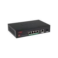 China Unmanaged 6 Port Gigabit PoE Switch Fanless Operation with Auto Restart Watchdog for sale