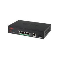 China Unmanaged 6 Port Gigabit PoE Switch Fanless Operation with Auto Restart Watchdog for sale