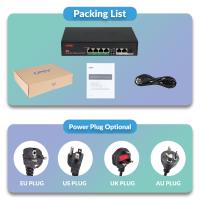 China 7-port Gigabit PoE switch with 60W PoE++ port, watchdog function, and 250m extended range for reliable network power for sale
