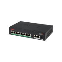 China Zero Configuration 11 Port Gigabit PoE Switch With 12Gbps Switching Capacity for sale