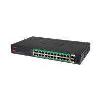 China 24 PoE Ports 60W PoE++ Gigabit Uplink Network Switch with SFP Fiber Port for sale