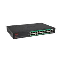China 24 PoE Ports 60W PoE++ Gigabit Uplink Network Switch with SFP Fiber Port for sale