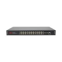 China 28 Port Gigabit Managed PoE Switch 600W Total Power For IP Surveillance Systems for sale