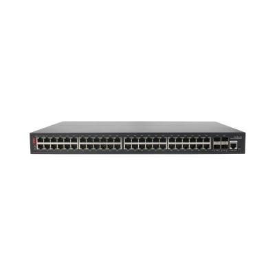 China 52 Port Gigabit Managed PoE Switch 600W Power Supporting IPv4 IPv6 Management for sale