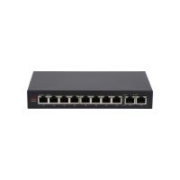China Unmanaged Model 10 Port Gigabit PoE Switch With 20Gbps Switching Capacity for sale