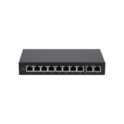 China Unmanaged Model 10 Port Gigabit PoE Switch With 20Gbps Switching Capacity for sale