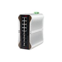 China 16 Port Gigabit Managed Industrial PoE Switch Network Management With IEEE802.3af/At for sale