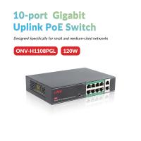 China 10 Port PoE Network Switch 120W With Gigabit Uplink  For Reliable Connectivity for sale