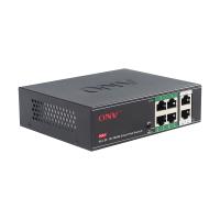 China 6 Port 10/100M PoE Network Switch 65W Total Power For CCTV Surveillance for sale