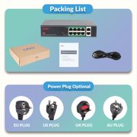 China 10 Port 10/100M PoE Switch 30W Per Port For Reliable Network Connectivity for sale