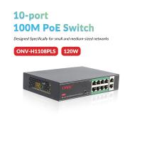China 10 Port 10/100M PoE Switch 30W Per Port For Reliable Network Connectivity for sale