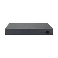 China Unmanaged mode 24-port PoE switch plug-and-play design for Gigabit uplink networking for sale