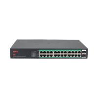 China 26 Port Gigabit PoE Switch With 30W PoE Per Port Gigabit Uplink SFP Ports for sale