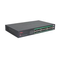 China 26 Port Gigabit PoE Switch With 30W PoE Per Port Gigabit Uplink SFP Ports for sale
