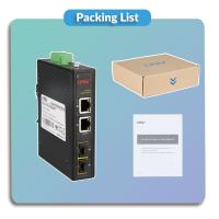 China Industrial 4 Port Gigabit PoE Switch With 30W PoE and 12Gbps Switching Capacity for sale