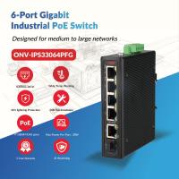 China Unmanaged 6 Port Gigabit PoE Switch Vibration Resistant For Industrial Automation for sale