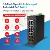China Industrial 16 Port Gigabit PoE Switch 52Gbps For Communication Network for sale