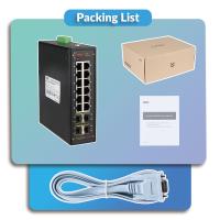 China Industrial 16 Port Gigabit PoE Switch 52Gbps For Communication Network for sale