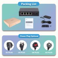 China Enterprise Grade 6 Port 2.5G PoE Switch With SFP+ Fiber Ports Easy Installation for sale