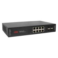 China 12 Port 2.5G Managed PoE Switch Shock Resistant With L3 Network Management for sale