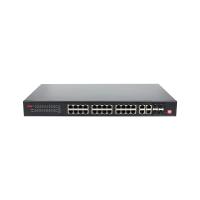 China 28 Port Gigabit Poe Managed Switch 30W Per Port With 56Gbps Switching Capacity for sale