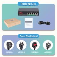 China 5 Port Gigabit Smart PoE Switch With Watchdog Function For Network Communication for sale
