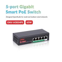 China 5 Port Gigabit Smart PoE Switch With Watchdog Function For Network Communication for sale