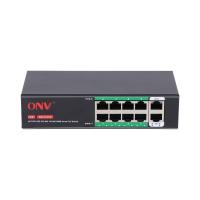 China 10 Port Smart Gigabit PoE Switch Unmanaged With 10×10/100/1000M RJ45 Ports for sale
