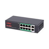 China 10 Port Smart Gigabit PoE Switch Unmanaged With 10×10/100/1000M RJ45 Ports for sale