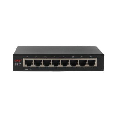 China Metal Housing 8 Port Gigabit Ethernet Switch 16Gbps Switching Capacity Fanless Design for sale