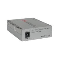 China Steel Housing 2 Port Gigabit Optical Fiber Converter With 1.25G SC Fiber Port for sale
