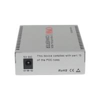 China Steel Housing 2 Port Gigabit Optical Fiber Converter With 1.25G SC Fiber Port for sale