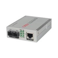 China Steel Housing 2 Port Gigabit Optical Fiber Converter With 1.25G SC Fiber Port for sale
